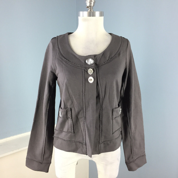 neon buddha | Sweaters | New Neon Buddha Charcoal Gray Jaket Xs S ...